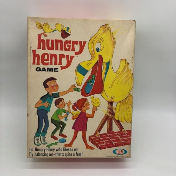 Ideal | Games | Rare Vintage 969 Ideal Hungry Henry Game Hard To Find ...